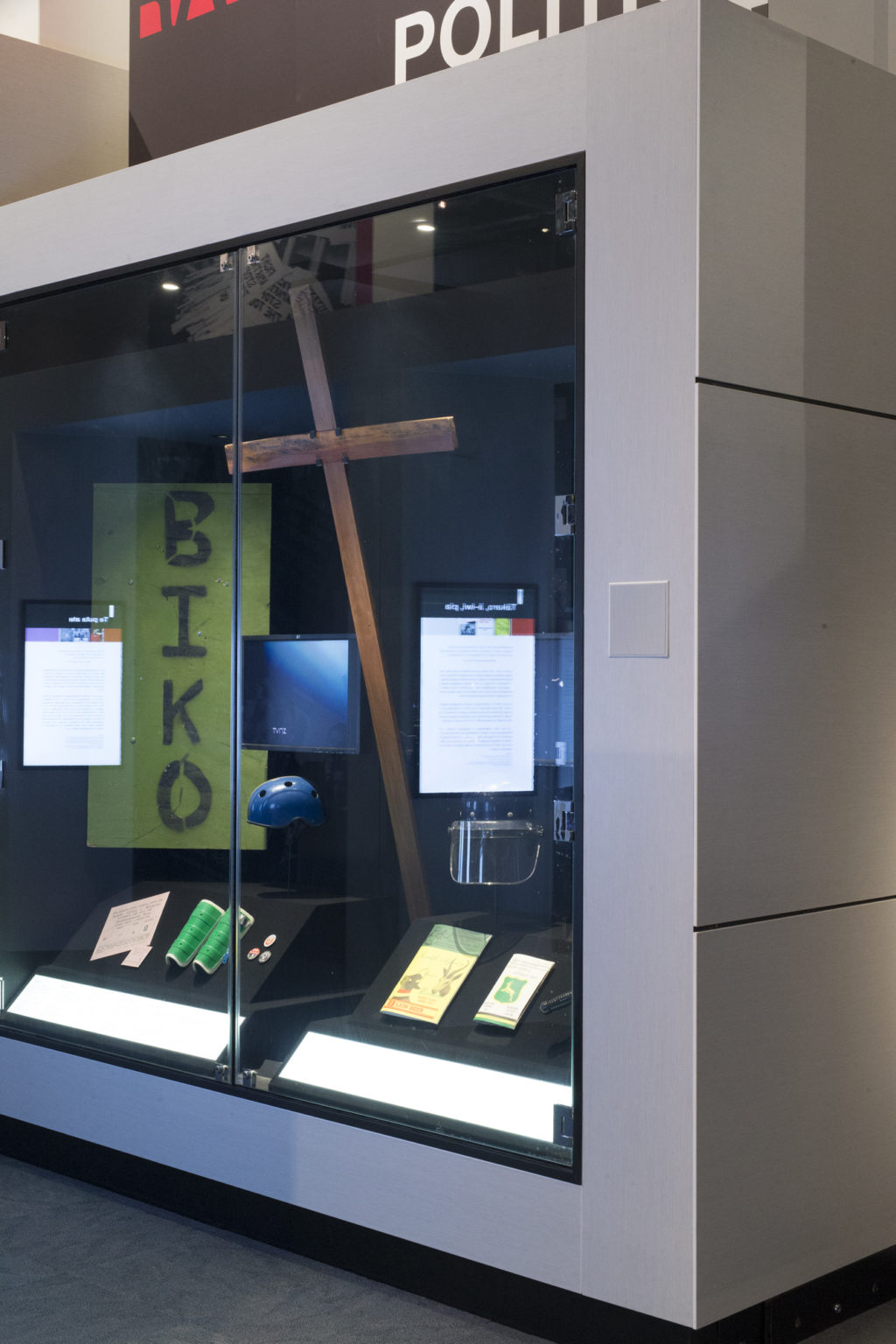 Springbok Tour Cross - Displayed At Te Papa Museum, Wellington